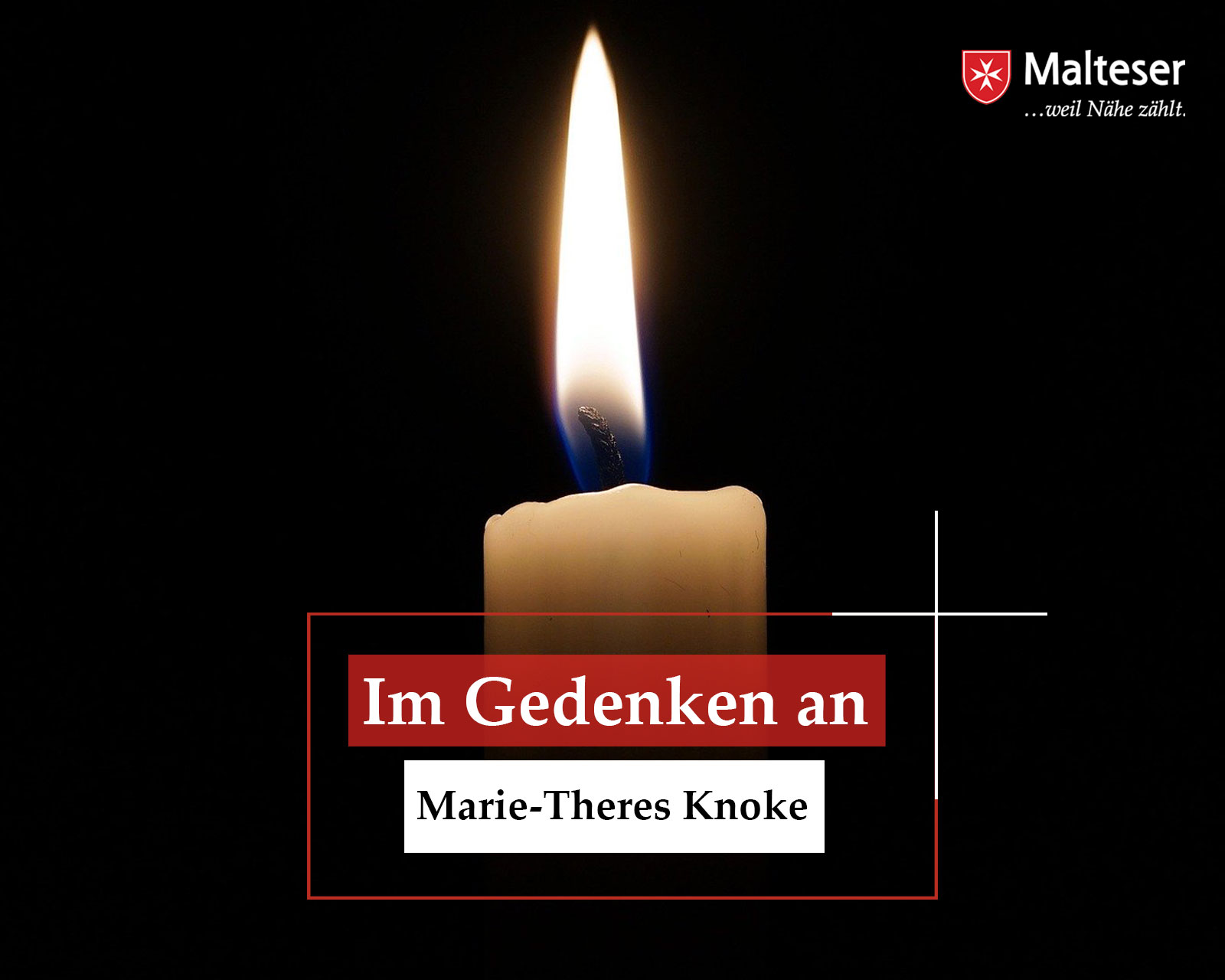 Marie-Theres Knoke - Malteser Trauer